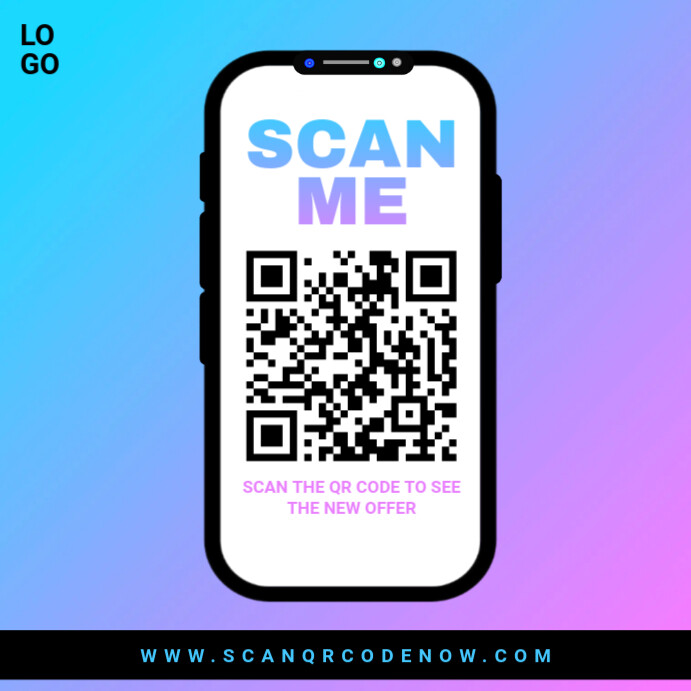 Copy of Modern & Minimal Scan Me Poster Instagram Post | PosterMyWall