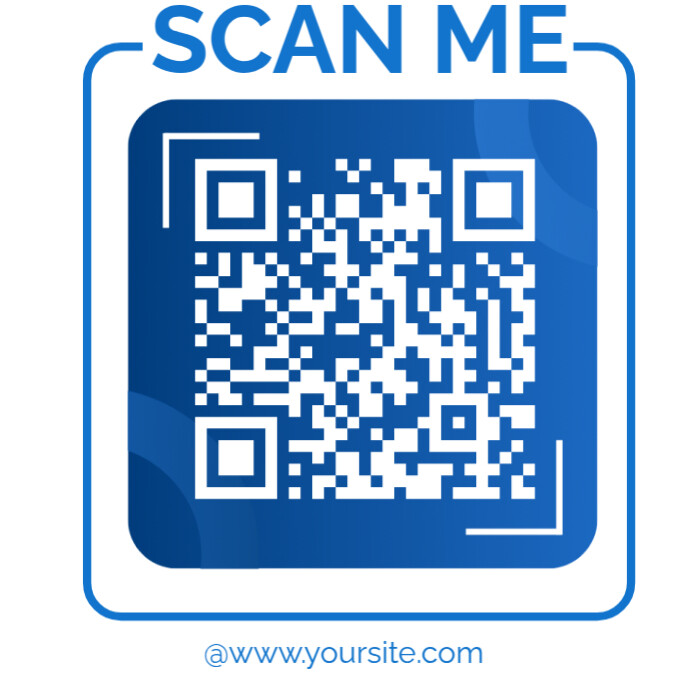 Modern & Minimal Scan Me Qr Code Instagram Post Template | PosterMyWall