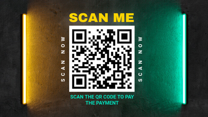 Modern & Minimal Scan Now Digital Display (16:9) Template | PosterMyWall