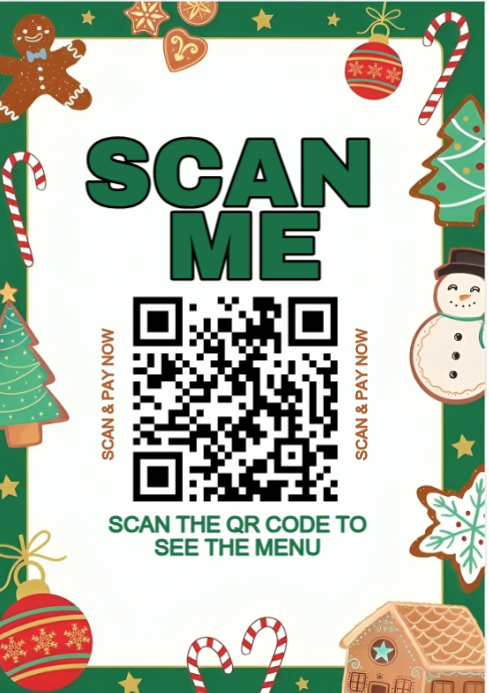 Modern & Minimal Scan Qr Code A4 Template | PosterMyWall