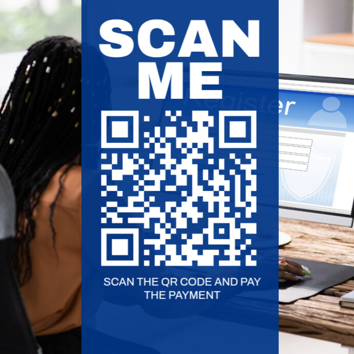 Modern & Minimal Scan Qr Code Instagram Post Template | PosterMyWall