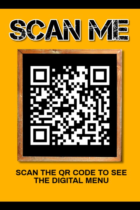 Modern & Minimal Scan Qr Code Poster Template | PosterMyWall