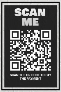 Aqua Modern & Minimal Scan Qr Code Poster Template | PosterMyWall