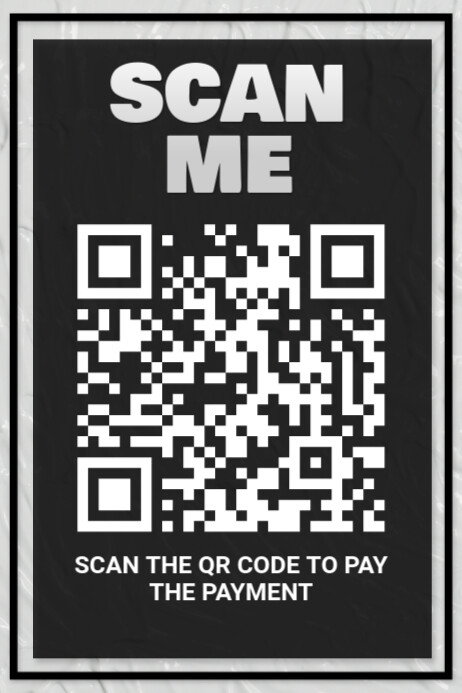 Modern & Minimal Scan Qr Code Poster Template | PosterMyWall