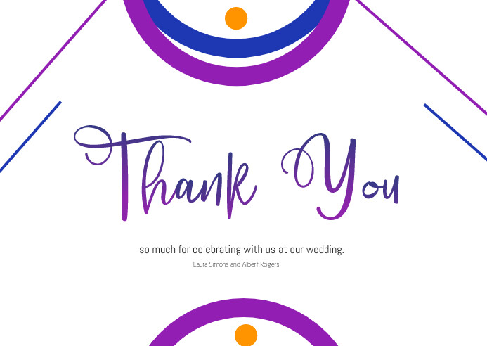Modern & Minimal Simple Minimal Thank You Car Templat | PosterMyWall