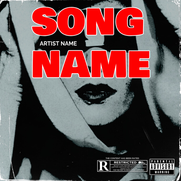 Copy of Modern & Minimal Sketch / Negative Color Album Cover | PosterMyWall