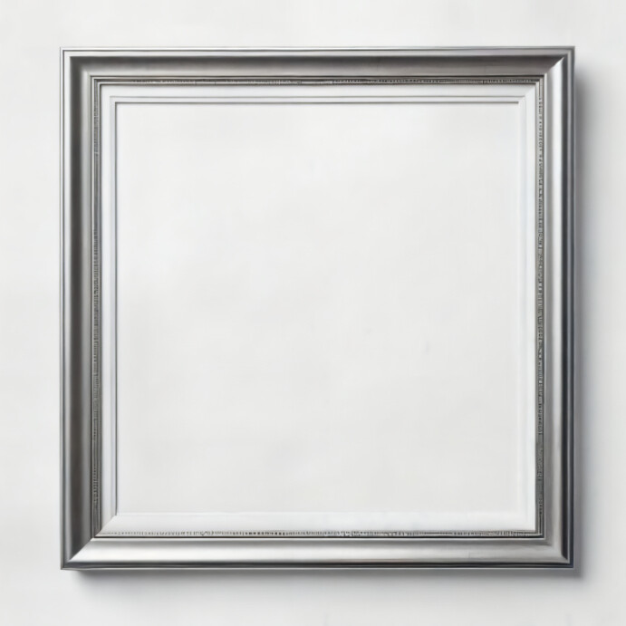 Modern & Minimal Sliver Picture Frame Instagram Post Template ...