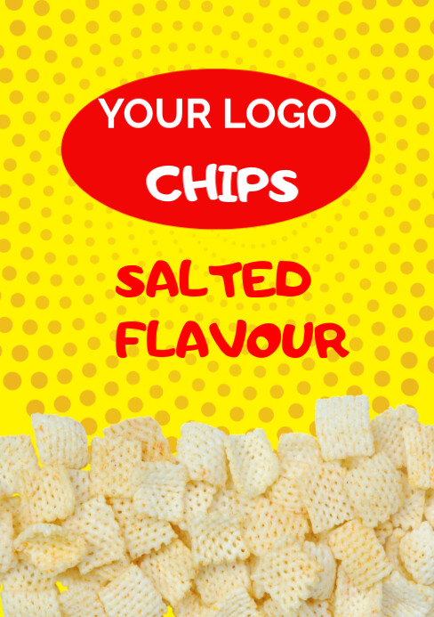 Modern & Minimal Snacks Packaging Design A5 Template | PosterMyWall