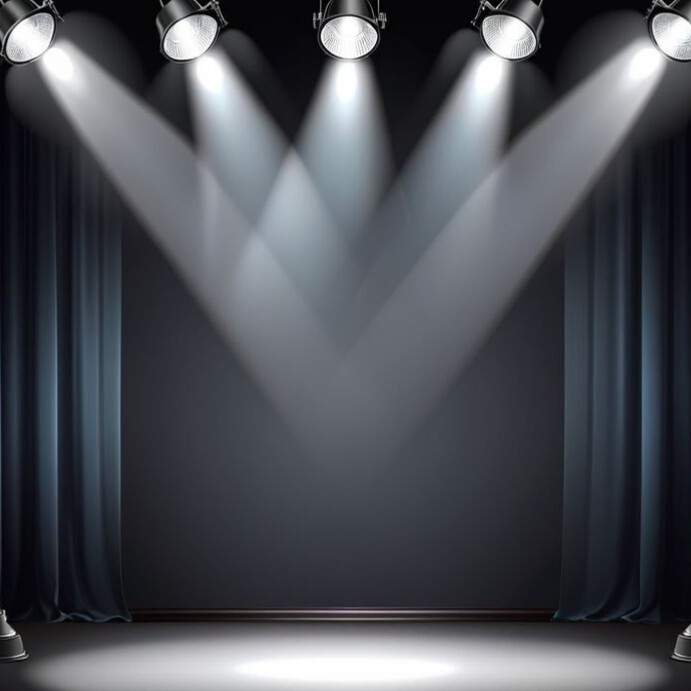 Plantilla de Modern & Minimal Stage Spotlight Event Background ...
