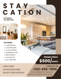 Staycation Promo Template | PosterMyWall