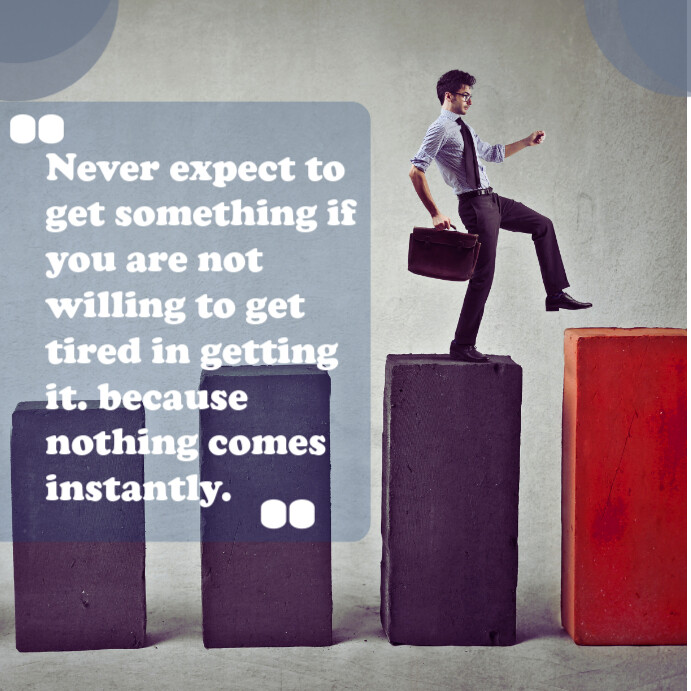Modern & Minimal Success Motivation Instagram Post Template | PosterMyWall