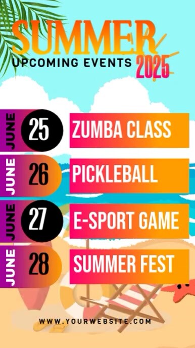 Copy of Modern & Minimal Summer Events Reel Instagram | PosterMyWall