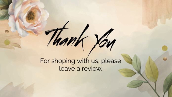 Copy of Modern & Minimal Thank You Twitter Post | PosterMyWall