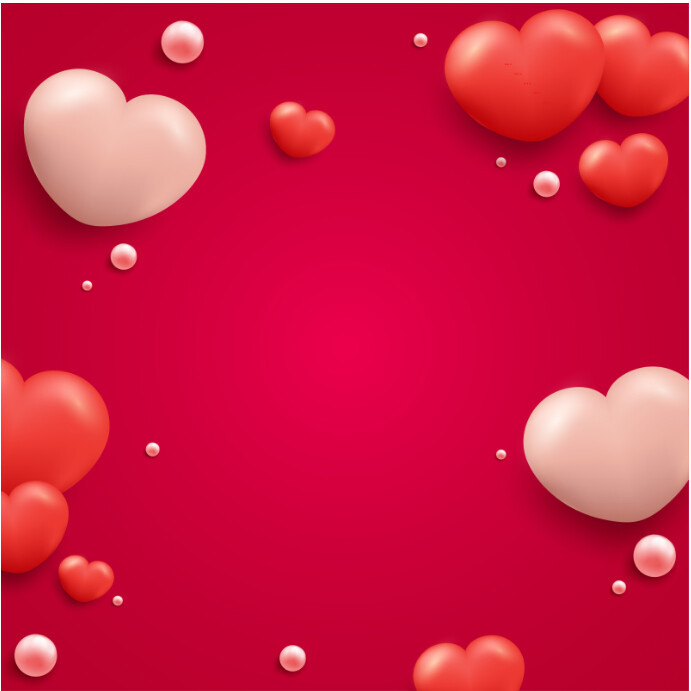 Modern & Minimal Valentine’s Day Background Instagram Post Template ...