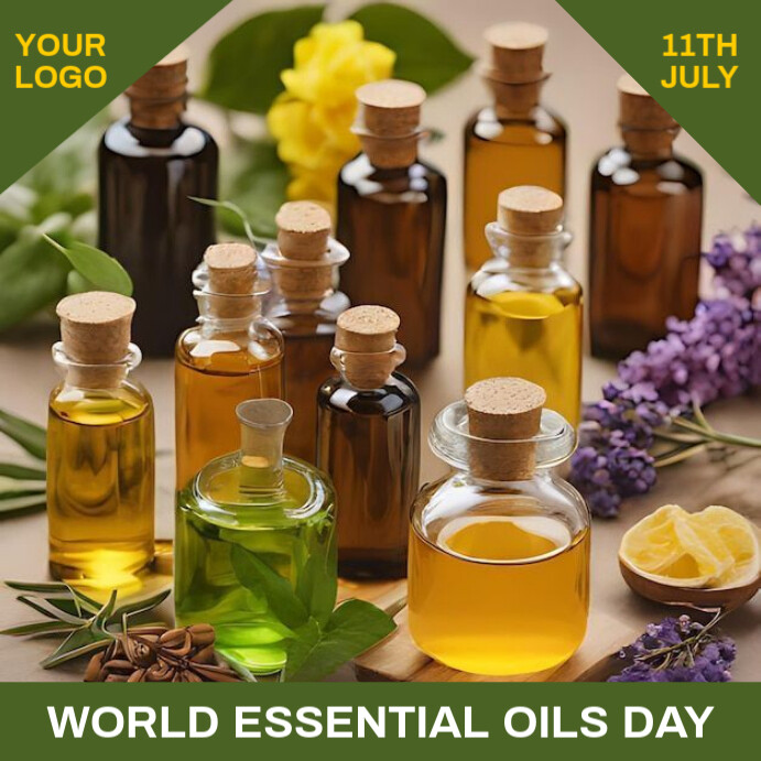Copy of Modern & Minimal World Essential Oils Day Instagram Post ...