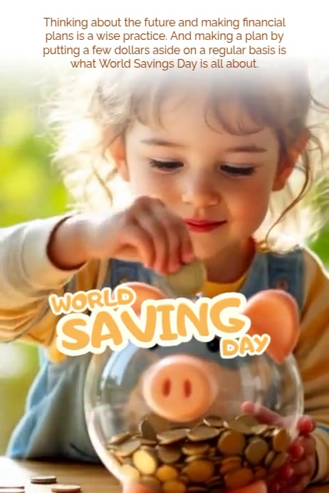 Modern & Minimal World Saving Day Poster Template | PosterMyWall