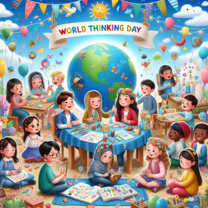 Copy of Modern & Minimal World Thinking Day Instagram Post | PosterMyWall