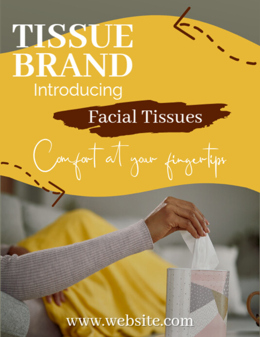 Modern & Minimal Yellow Manufacturing Tissue Template | PosterMyWall