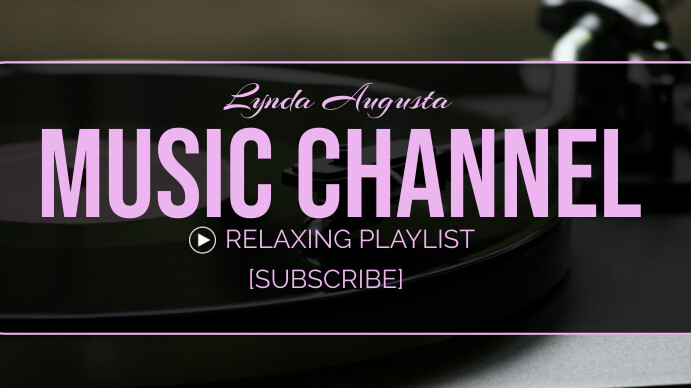 Modern & Minimal Youtube Channel Cover Photo Template | PosterMyWall