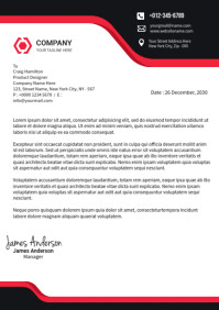 Eenvoudige Briefhoofde templaat | PosterMyWall