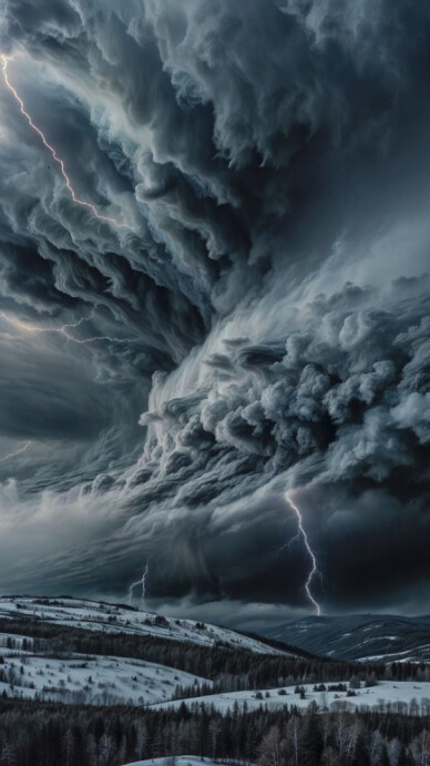Copy of Modern & Minimal Apocalyptic Storm Sky Background Digital ...