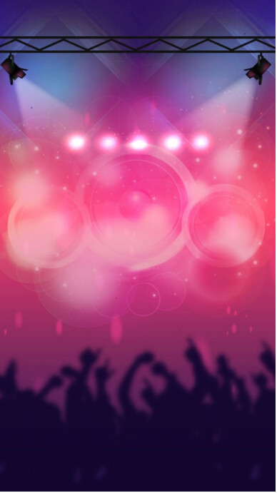 Modern & Minimal Concert Party Lights Background Digital Display (9:16 ...