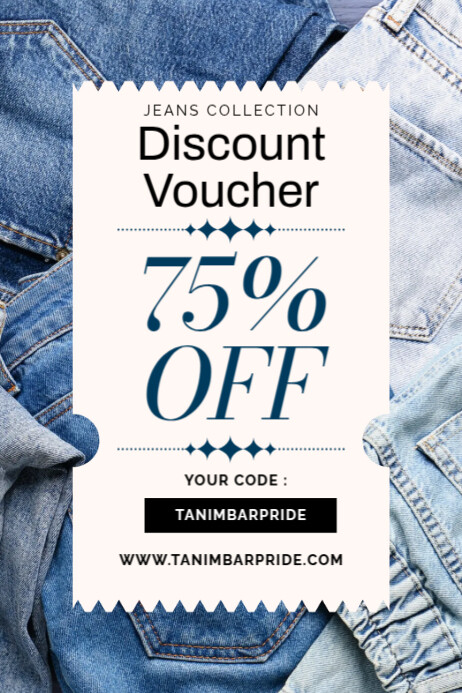 Copy of Modern & Minimal Discount Sale Free Template Poster | PosterMyWall
