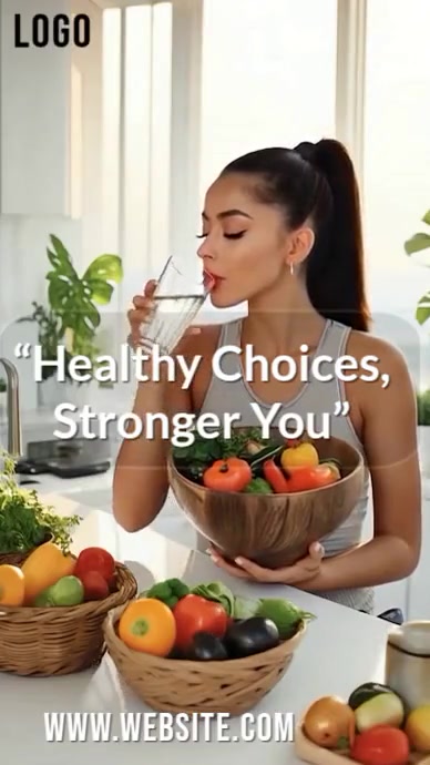 Modern & Minimal Healthy Choices, Stronger You 💧 | Wellness ...