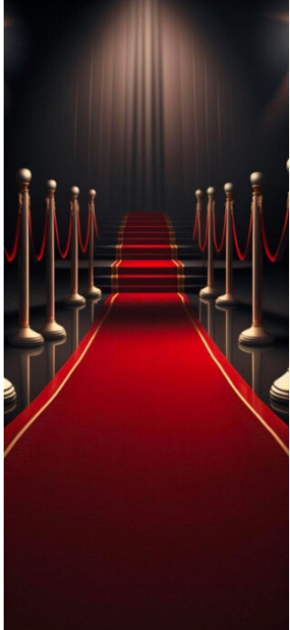Plantilla de Modern & Minimal Red Carpet Event Background – Elegant Stage & Award Night Design ...