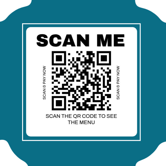 Plantilla de Modern & Minimal Scan Me Instagram Post | PosterMyWall