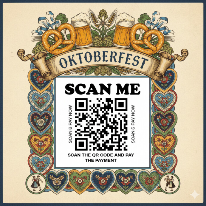 Modern & Minimal Scan Me Instagram Post Template | PosterMyWall