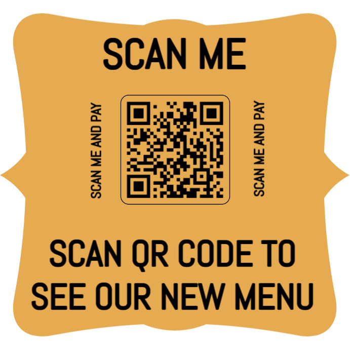 Plantilla de Modern & Minimal Scan Me Poster Instagram Post | PosterMyWall