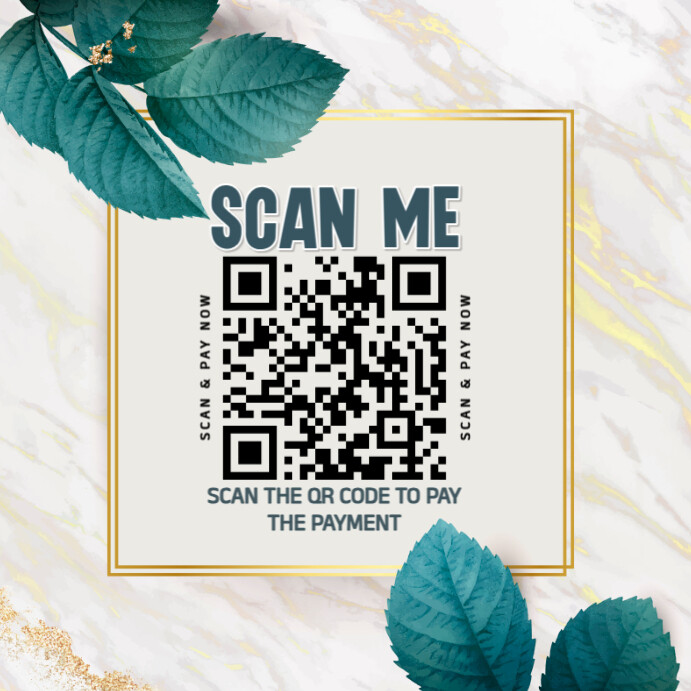 Modern & Minimal Scan Qr Code Instagram Post Template | PosterMyWall