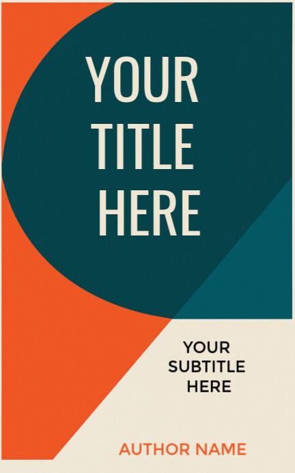 Copy of Modern Abstract Book Cover Template – Minimal Geometric Design ...