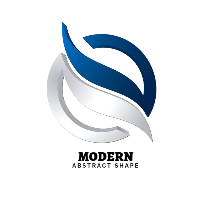 Copy of Modern abstract shape logo | PosterMyWall