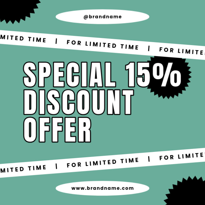 Copy of Modern Aqua Special Discount Sale Offer Promotional Instagram ...