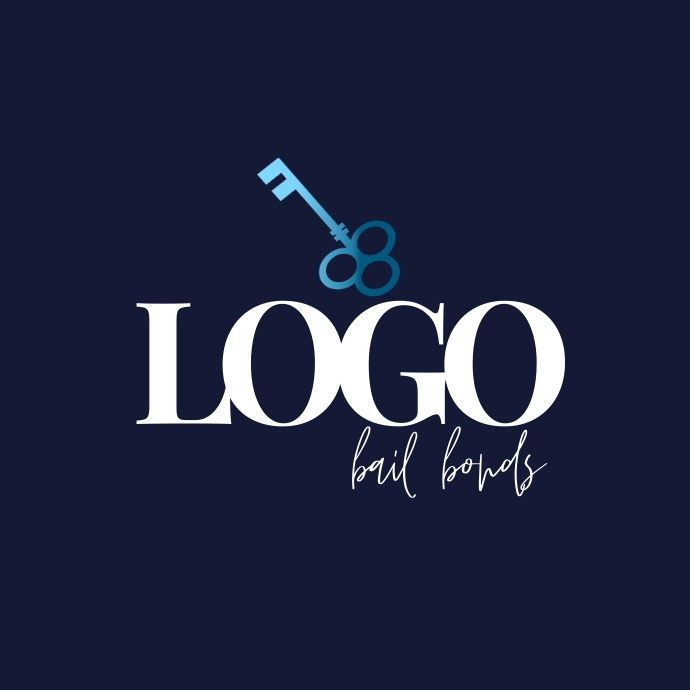 Modern Bail Bond Key Logo Design Template | PosterMyWall