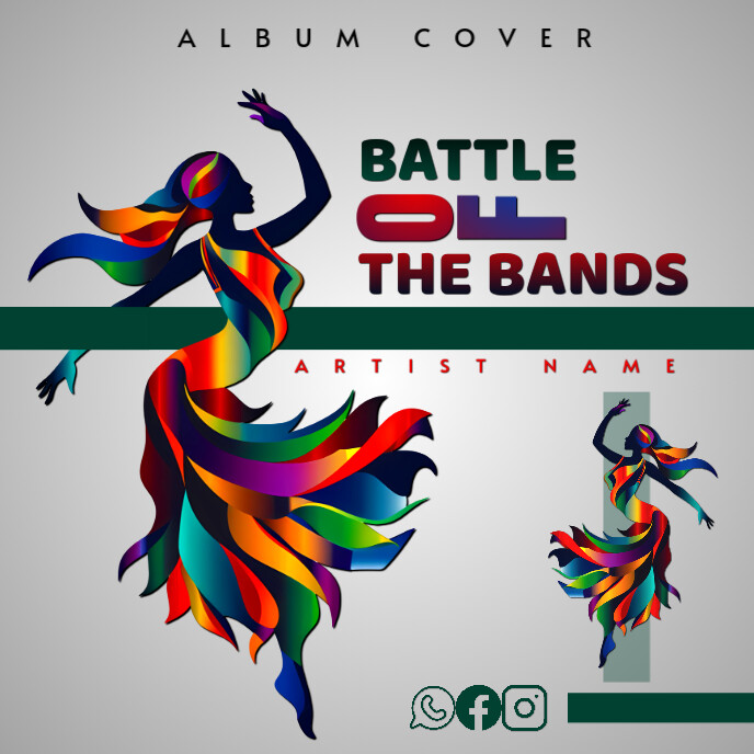 Modern Band Album Cover Template | PosterMyWall