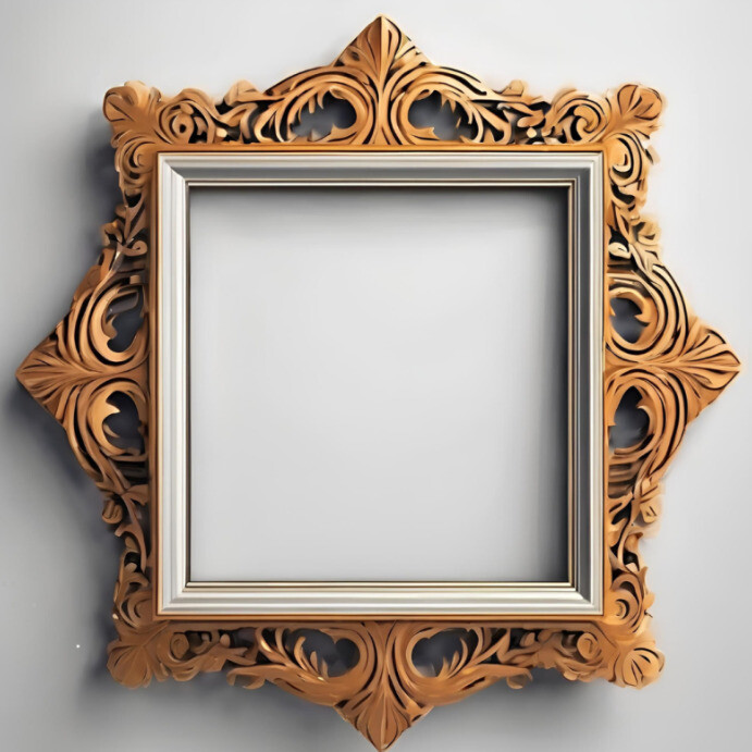 Modern Blank Picture Frame Template Mockup Photo Frame Design ...