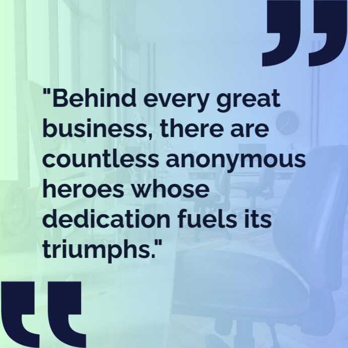 Plantilla de Modern Blue Business Quote Instagram Post | PosterMyWall