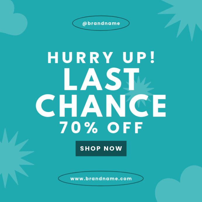 Copy of Modern Blue Special Offer Last Chance Promotional Instagram ...