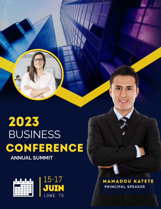 Modern Business Conference Flyer Template | PosterMyWall