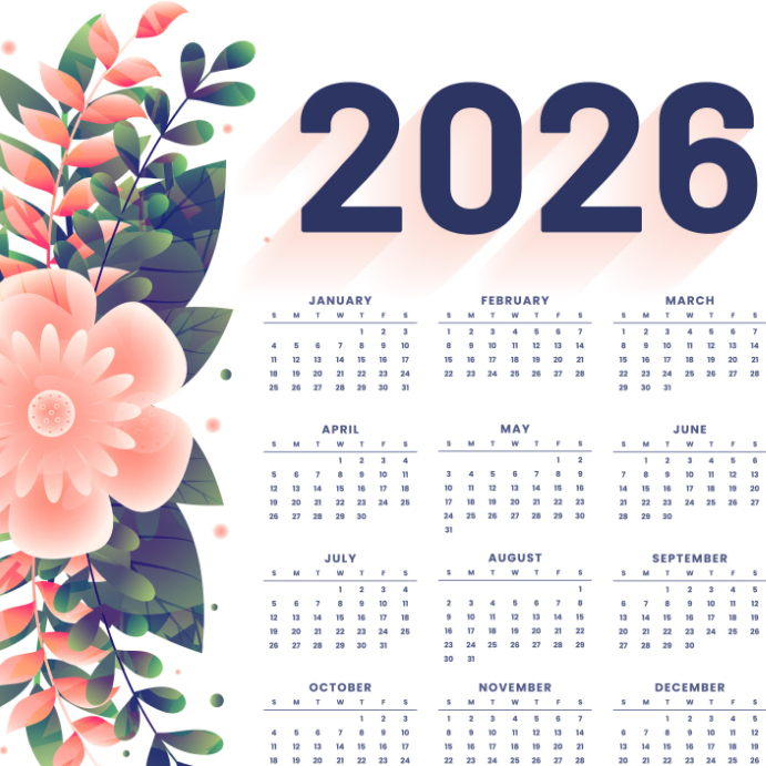 Modèle Modern calendar design Simple calendar layout | PosterMyWall