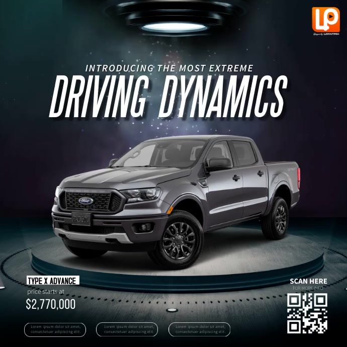 Copy of Modern Car Video Ads | PosterMyWall