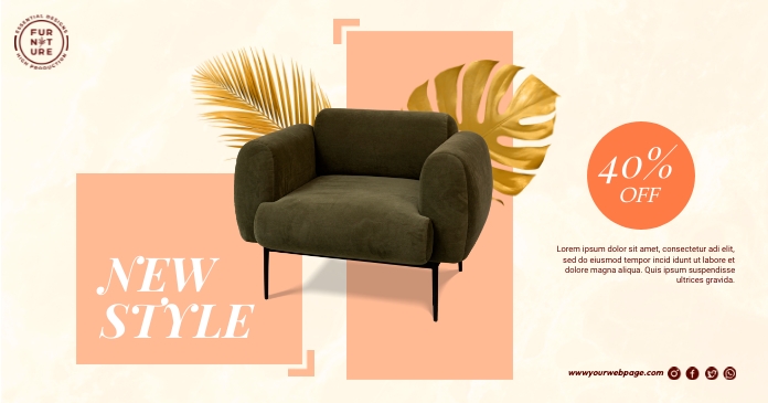 Modern Chair Template | PosterMyWall