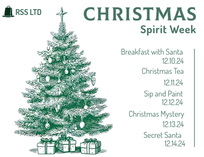 Copy of Modern Christmas spirit week template | PosterMyWall