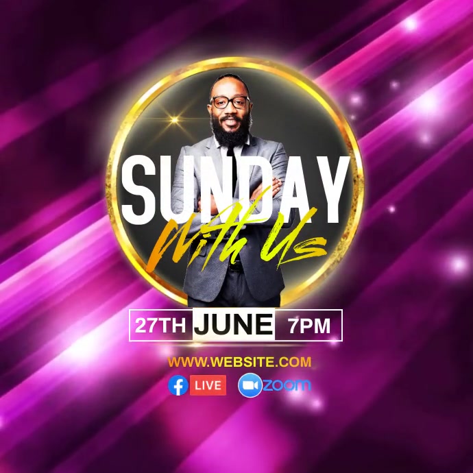 modern church ad design template | PosterMyWall