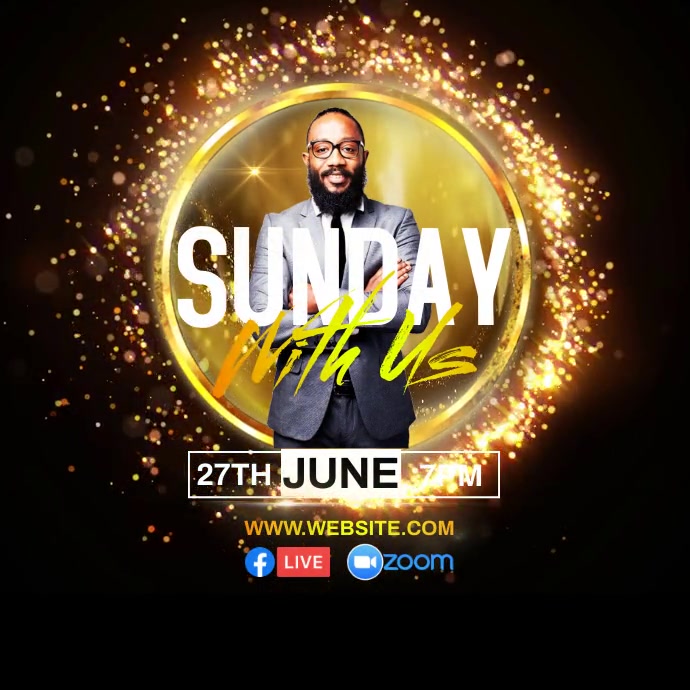 modern church ad design template | PosterMyWall