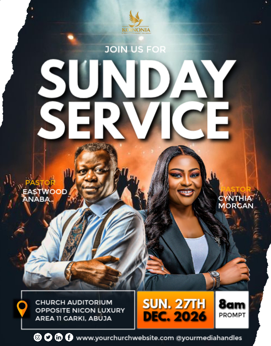 modern church event flyer template | PosterMyWall
