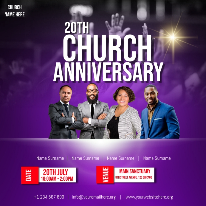 modern church flyer template | PosterMyWall